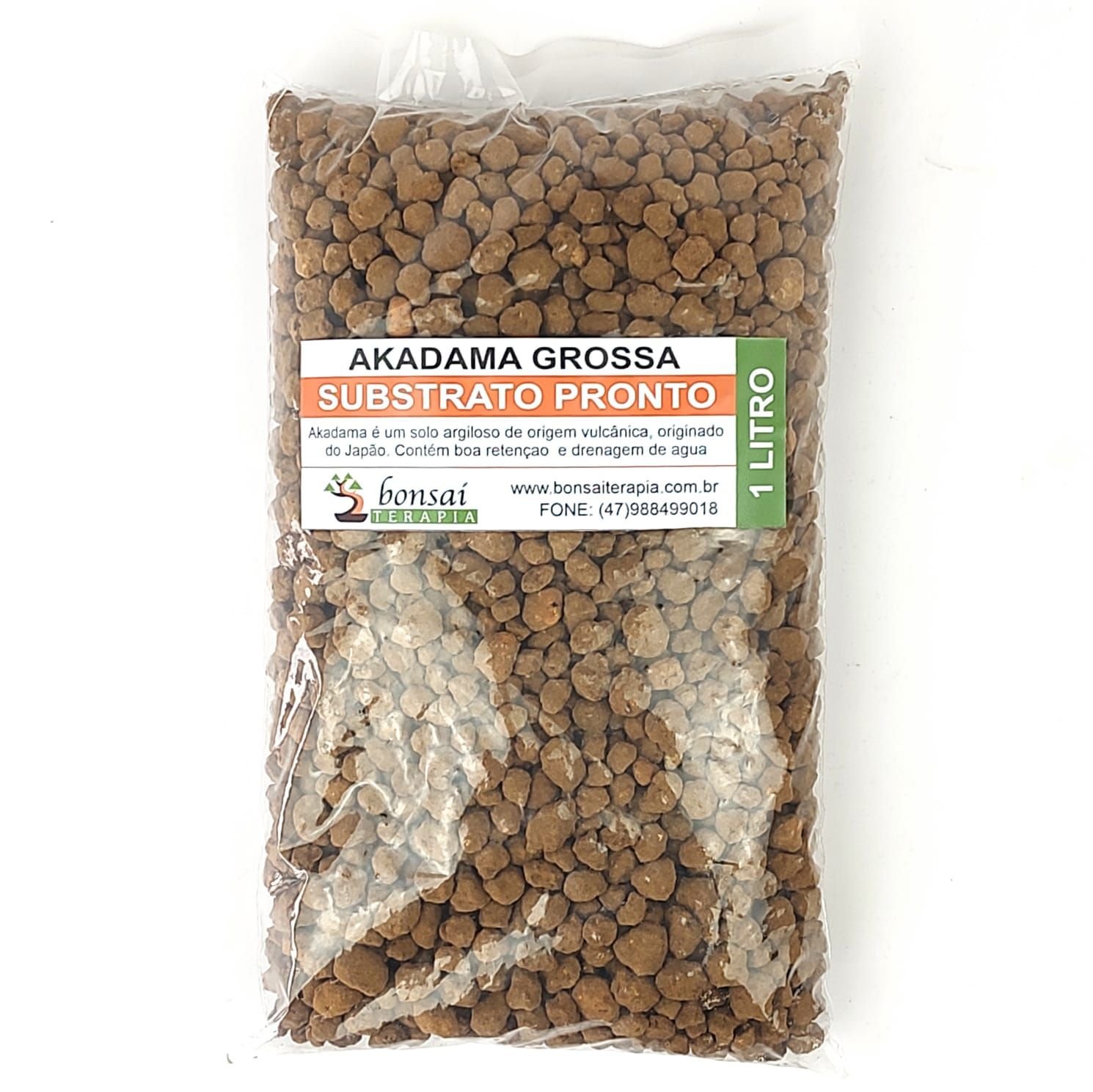 Akadama Japonesa Grossa - 6-12mm - 1 Litro